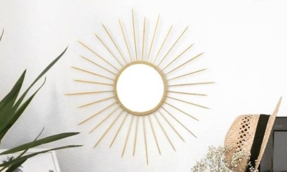How to create a DIY sun mirror | DIY boho mirror | Bostik