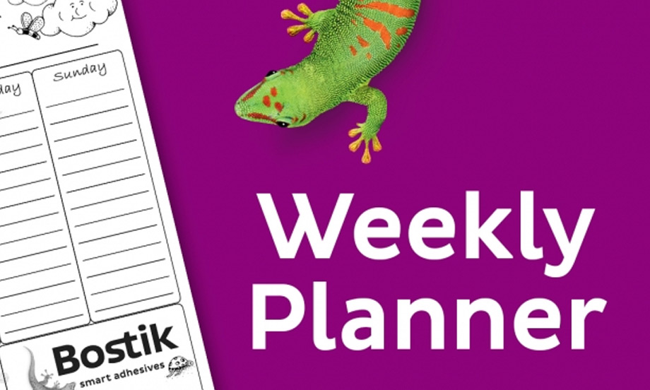 🗓️ DIY Weekly Planner | After-School Organiser with Bostik Creatives