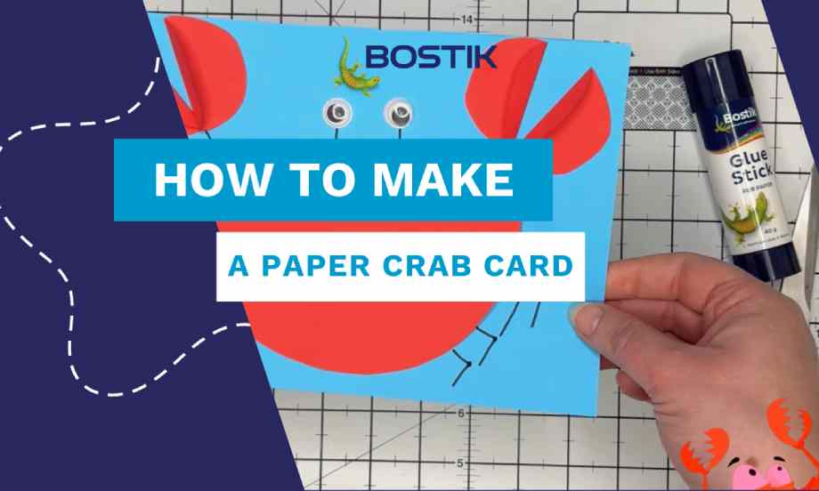 How to make a 3d paper crab craft | DIY BOSTIK