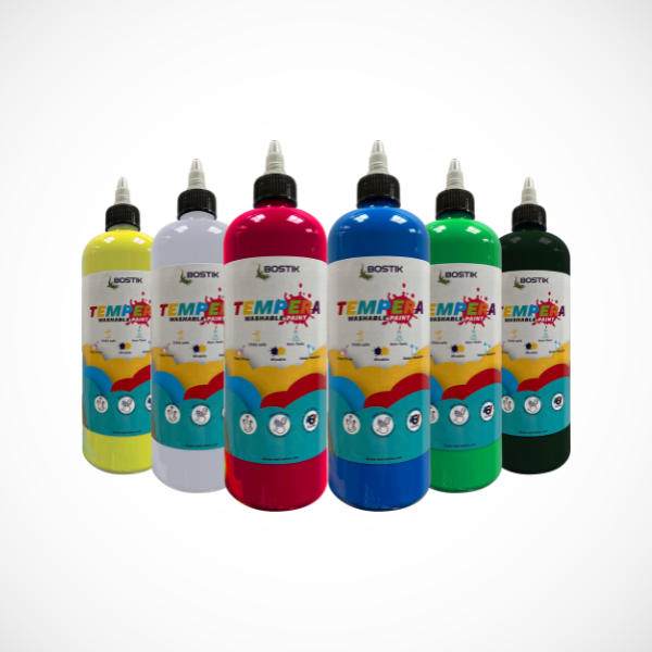 Bostik Tempera Paint | Non-toxic Water‑Based Paint for Creative Crafts
