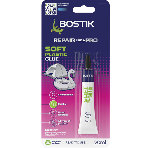 Bostik Soft Plastics Adhesive | Flexible Plastic Repair Glue