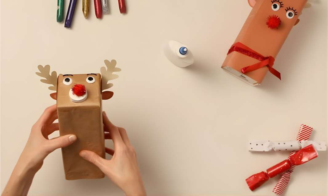 How to make a DIY Christmas reindeer | Reindeer craft ideas